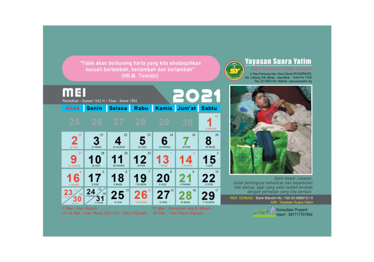 Contoh Desain Kalender Meja Untuk Inspirasi Pemula - BerkahCreative.com