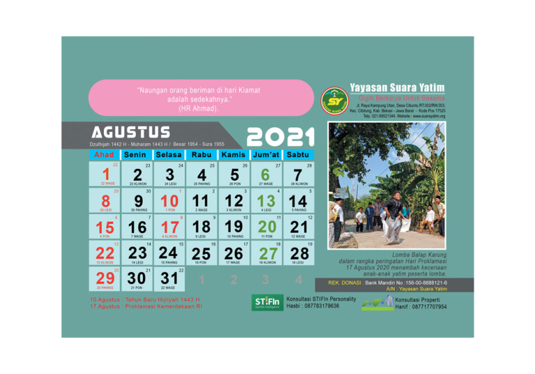 Contoh Desain Kalender Meja Untuk Inspirasi Pemula - BerkahCreative.com